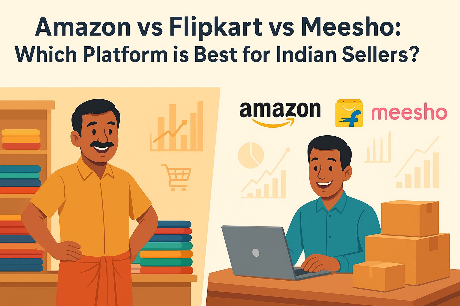 Amazon vs Flipkart vs Meesho 2026: Guide for Indian Sellers